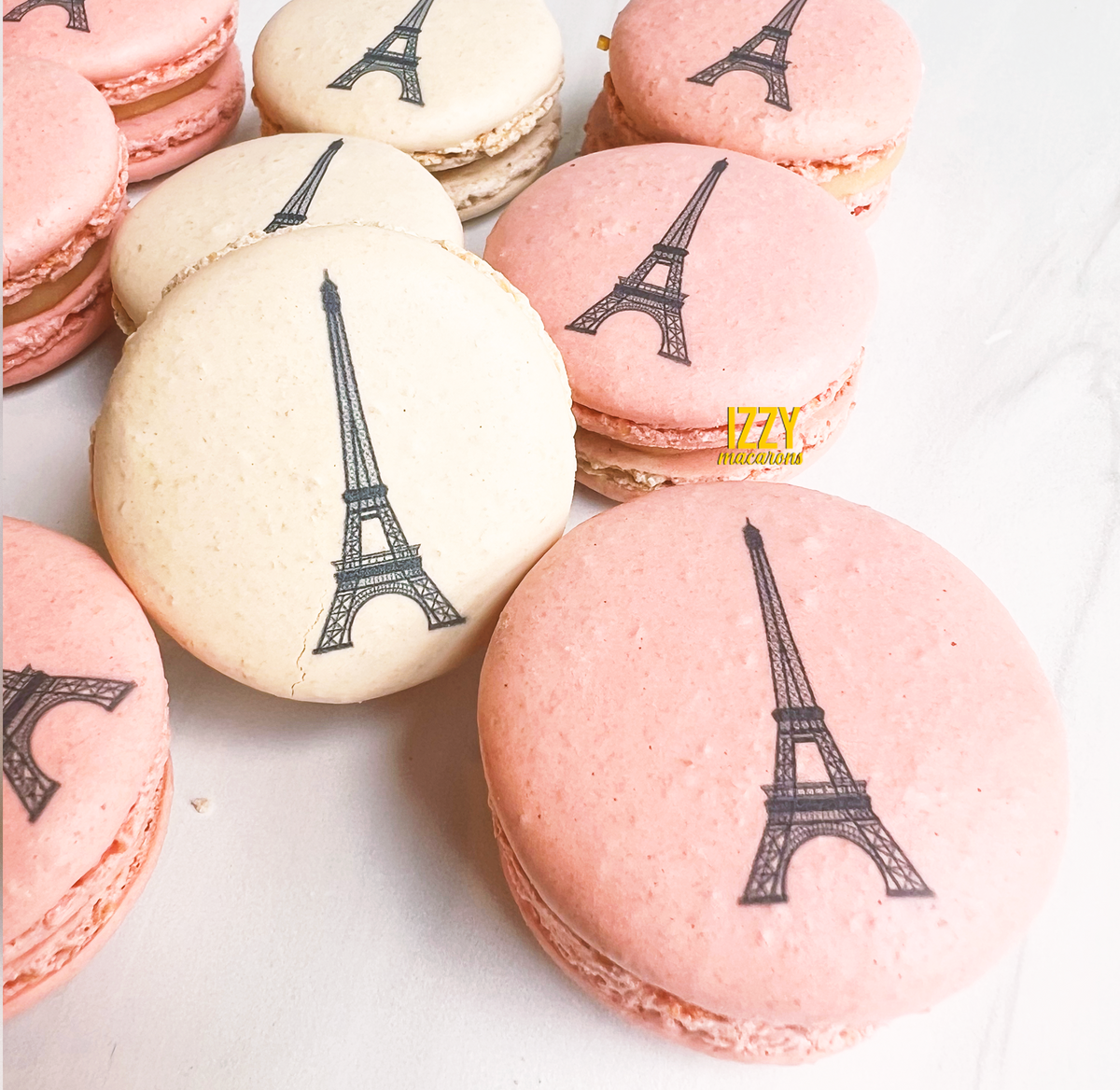 Eiffel Tower Macarons | Izzy Macarons